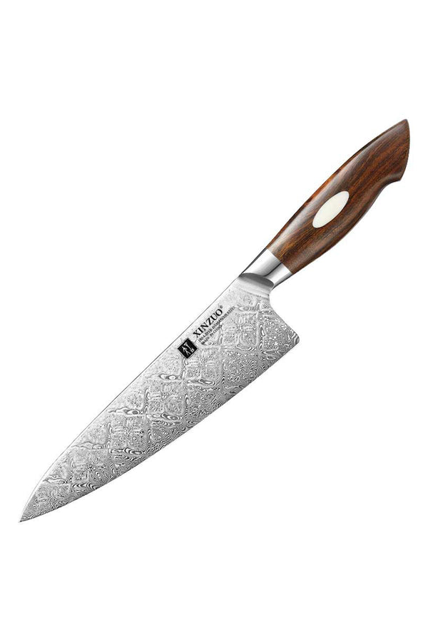 Build Your Own Damascus Steel Knife Set With Xinzuo B46D Damascus Stee ...
