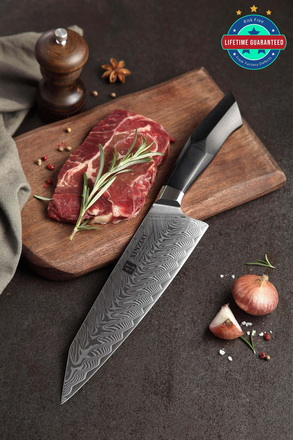 Xinzuo B32 Feng Series 67 Layers Japanese Style Damascus Chef Knife G1 ...