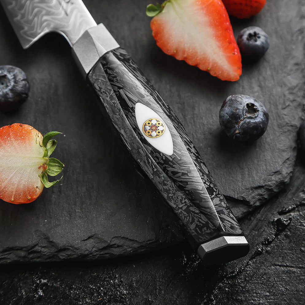 Xinzuo Authentic Utility 5.4" Bohler M390 Steel 145-Layer Damascus M39 ...